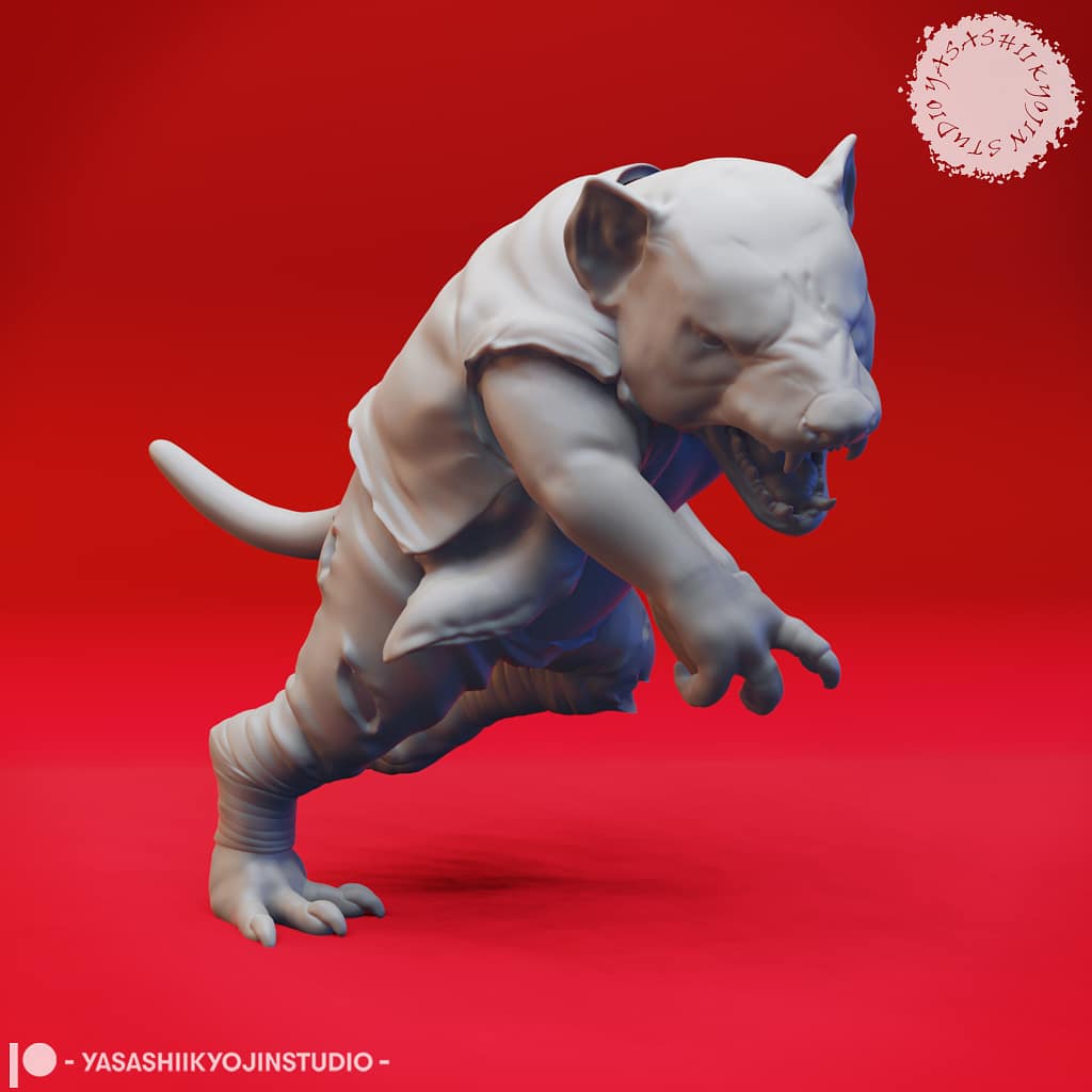 Tassie-Folk Miniature (Feral Vanguard) - SOLKARRA 3D & Hobbies